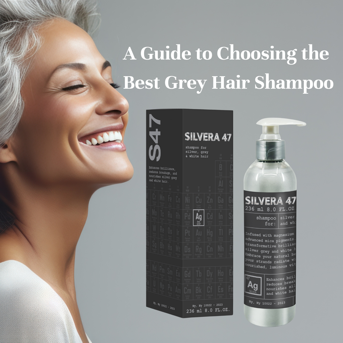 Embrace Grey Elegance: Best Shampoos for Lustrous Silver Hair